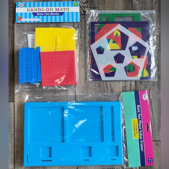 Learning Resources | Toys | Homeschool Place Value Shapes Math Good And ...